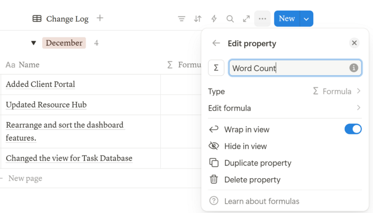 How To Check Word Count in Notion Page and Database (Easy Steps)