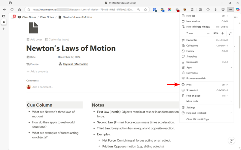 How To Print a Notion Page (Easy Guide)
